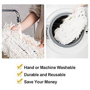 36" Microfiber Mop Pads 2 Pieces Just Fit CLEANHOME Industrial Dust Mop: B08R3F1ZZM,Green