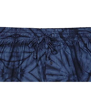 Star Wars Men's Mandalorian Grogu Tie-Dye Pajama Bottoms Sleep Shorts (Small)