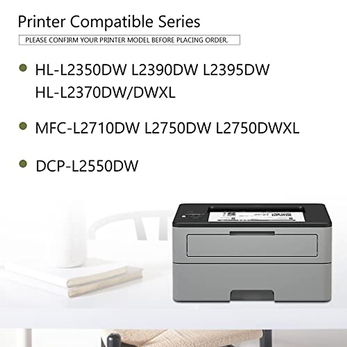 GULOYA Compatible DR-730 DR730 Black High Yield Drum Unit Replacement for Brother DR 730 DCP-L2550DW MFC-L2710DW L2750DW HL-L2350DW L2395DW Printer Drum Unit (Drum unit, NOT toner)