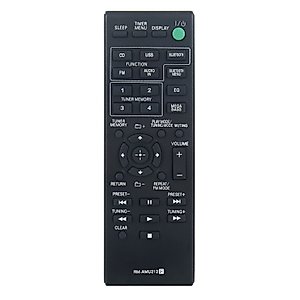RM-AMU212 Replacement Remote AIDITIYMI Remote Control fit for Sony Hi-Fi System CMT-X3CD CMT-SBT20 HCD-SBT20 HCDSBT20 Home Audio Systems.