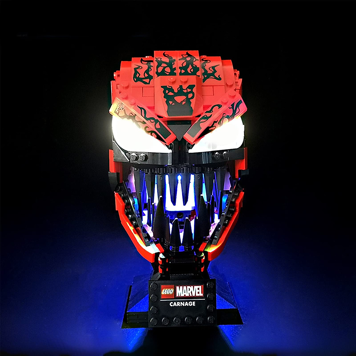 FRIFUN LED Light Set Compatible with Lego Carnage 76199 Building Model (NOT Included The Model Sets)