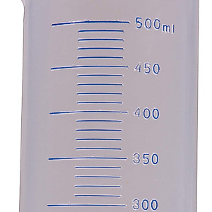 hand2mind Graduated Cylinder Set, Polypropylene Measuring Cylinder, Plastic Graduated Cylinder Container, Lab Equipment, Lab Tubes, Chemistry Science Supplies, School Lab Supplies (Set of 7)