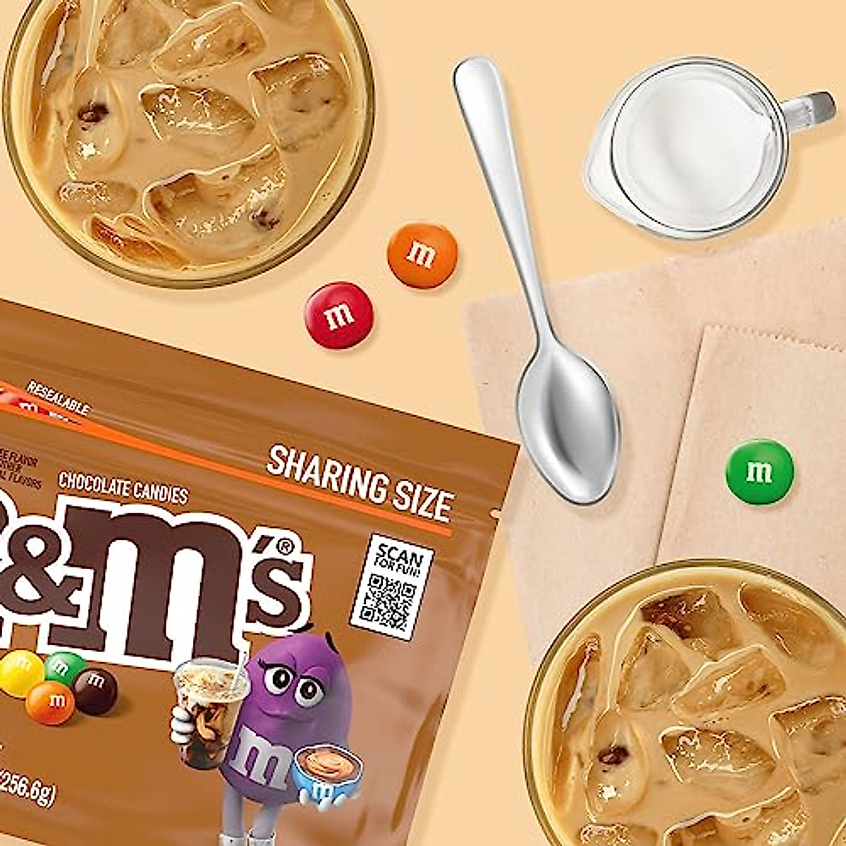 M&M'S CARAMEL COLD BREW STAND UP POUCH 9.05