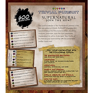 USAopoly Supernatural Trivial Pursuit Board Game