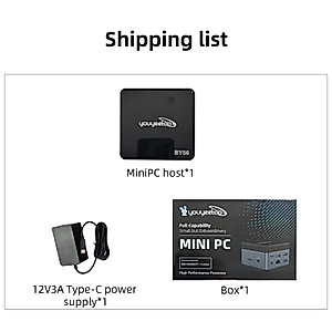 youyeetoo Mini PC,11th Gen 10nm N5105 Portable Tiny Computer Intel, 8GB RAM 256GB NVME SSD Mini Desktop Computer, Micro Computer with Dual HDMI 4K, WiFi 5, BT4.2, Slient Cooling Fans