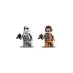 LEGO Star Wars: The Last Jedi Ski Speeder vs. First Order Walker Microfighters 75195 Building Kit (216 Piece)