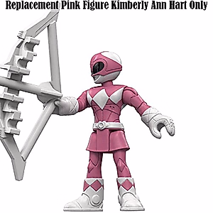 Replacement Figure for Imaginext Power Rangers Playset DFX60 - Pink Ranger and Pterodactyl Zord ~ Replacement Pink Figure Kimberly Ann Hart