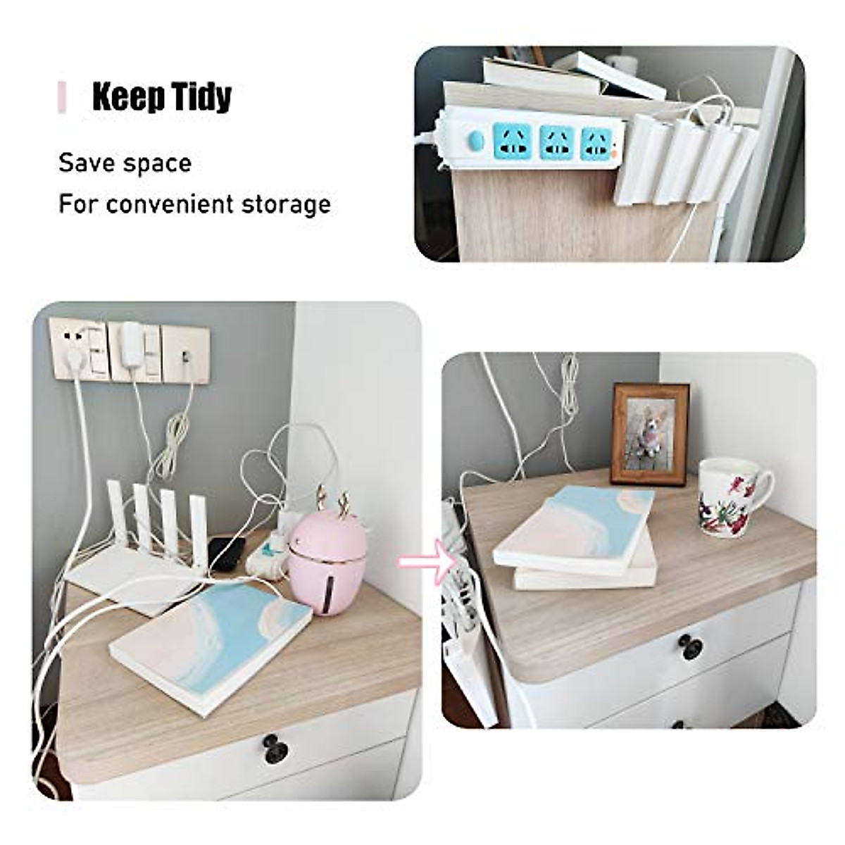 6PCS Double Sided Adhesive Wall Utility Hooks, Waterproof Strong Hanger Clear Wall Storage Holder Self-Adhesive Hooks for Bathroom Kitchen, No Punching Wall Harmless