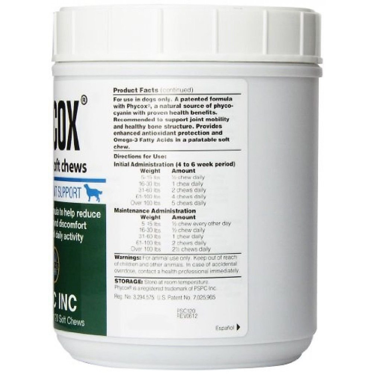 Vitamins & Supplements PhyCox Soft Chews, 120 ct, New