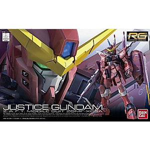 Bandai Hobby No.09 Justice Gundam Seed 1/144-Real Grade by Bandai Hobby