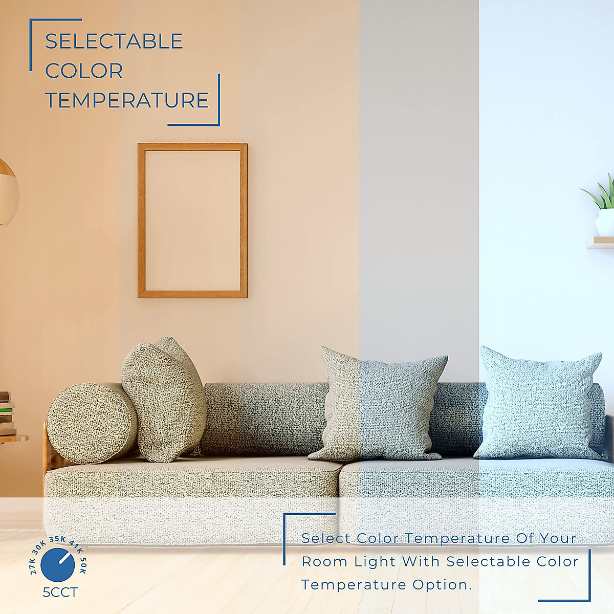 Perlglow 18 Pack 4 inch Gimbal Square Downlight Luminaire, Black Finish, LED Recessed Light Fixtures Dimmable 14W=120W, 1100 Lumens, CRI 90+, IC Rated, ETL Listed, 3CCT Selectable 3000K|4100K|5000K