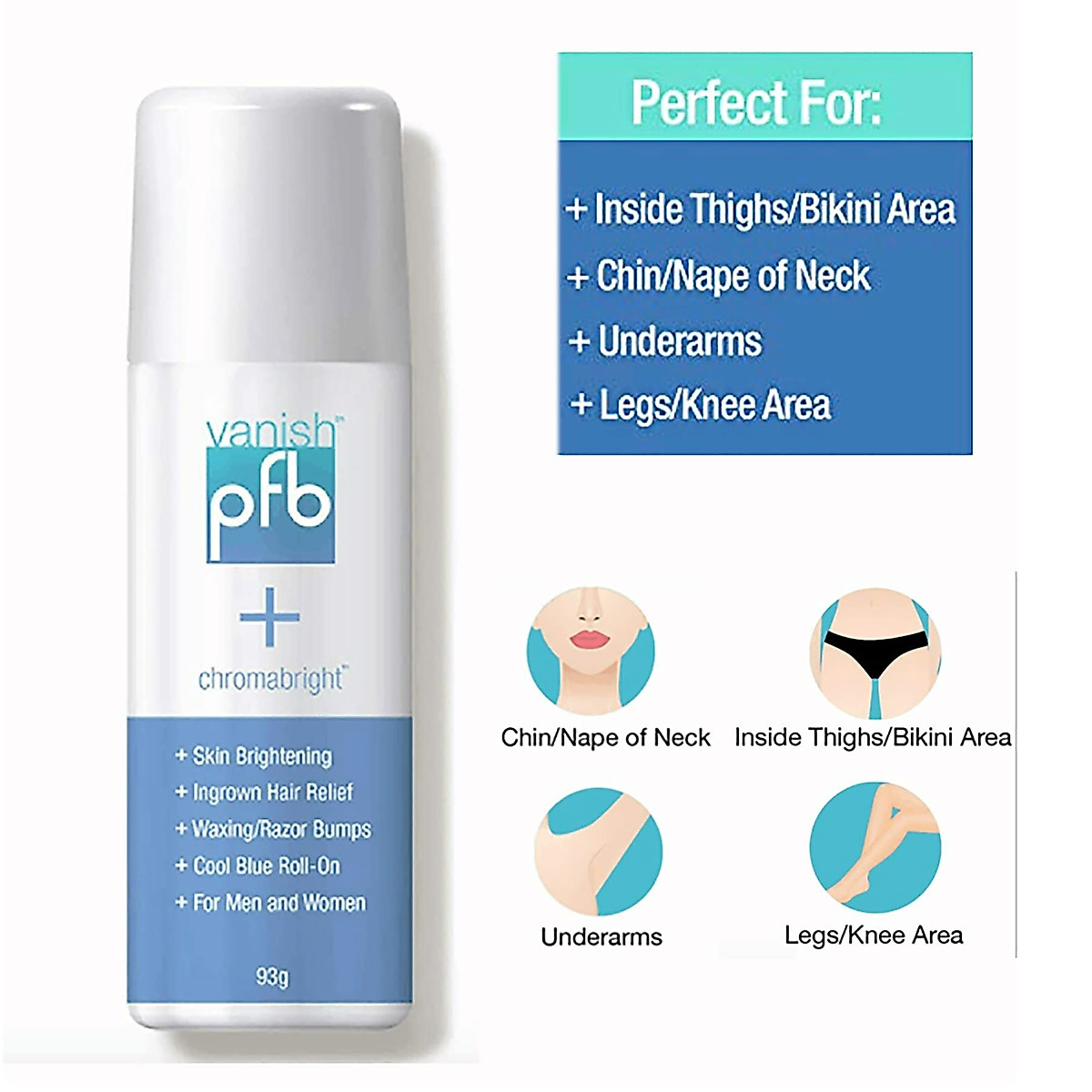 PFB Vanish Razor Bump Stopper Skin Care Treatment 2 PACK