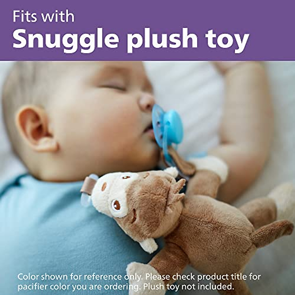 Philips AVENT Ultra Soft Pacifier, 0-6 Months, Arctic White/Green, 4 Pack, SCF214/40