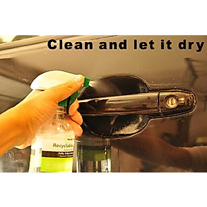 iJDMTOY 4pc Set Universal Fit Clear/Transparent Scratch Protection Films for Car Truck SUV Side Door Handle Cup