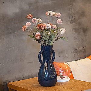 Banllis Artificial Flowers, Fake Flower Faux Plastic Dandelion for Home Decor DIY Wedding Kitchen Garden, Crown, Party, Hotel, Table - 6pcs