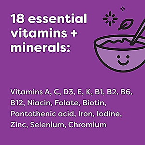 Renzo's Picky Eater Kids Multivitamin - Vegan Multivitamin for Kids with Iron, Vitamin C, and Zero Sugar, Dissolvable and Easy To Take Kids Vitamins, Cherry Flavored Childrens Vitamins [60 Melty Tabs]