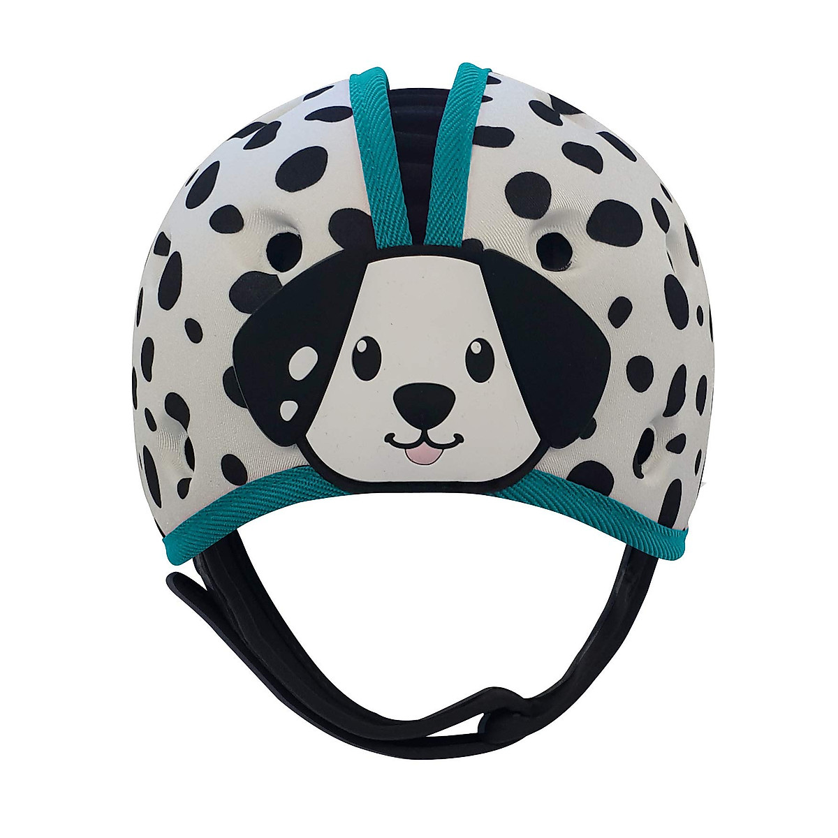 SafeheadBABY Award-Winning Infant Safety Helmet Baby Helmet for Crawling Walking Ultra-Lightweight Baby Head Protector Expandable and Breathable Toddler Head Protection Helmets - Dalmatian Blue