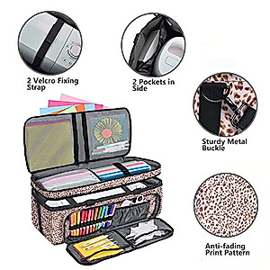 Carrying Case for Cricut - Double-Layer Cricut Bag for Cricut Machine with Cover Compatible with Cricut Explore Air, Air 2, Maker, Maker 3, Organization and Storage Bags - Cricut Accessories