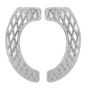 Morvat Washable Gel Toilet Seat Cover, Padded Riser Cushion for Toilets & Commode Chair, Maximum Pain Relief Comfort & Support, Adhesive Raised Donut Pad for Elderly & Handicapped, White, Round