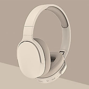 sdhkgrrt Bluetooth 5.1 Over-Ear Lightweight Wireless Headphones - Hi-Fi Stereo Foldable Built-in Mic Surround Sound Bass Soft Earmuffs Stereo Noise Cancelling Headset for Travel Sports
