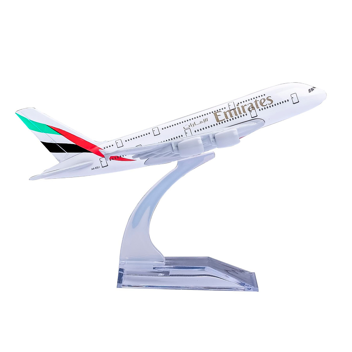 Bswath Model Plane 1:400 Scale Model A380 Model Airplane Diecast Airplanes Metal Plane Model for Gift