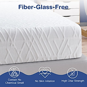 Wellos TwinXL Memory Foam Mattress, 8 inch TwinXL Mattress with Zero-Pressure Point Design for Pressure-Relieving, Made in USA