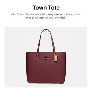 COACH Signature Town Tote, Wine