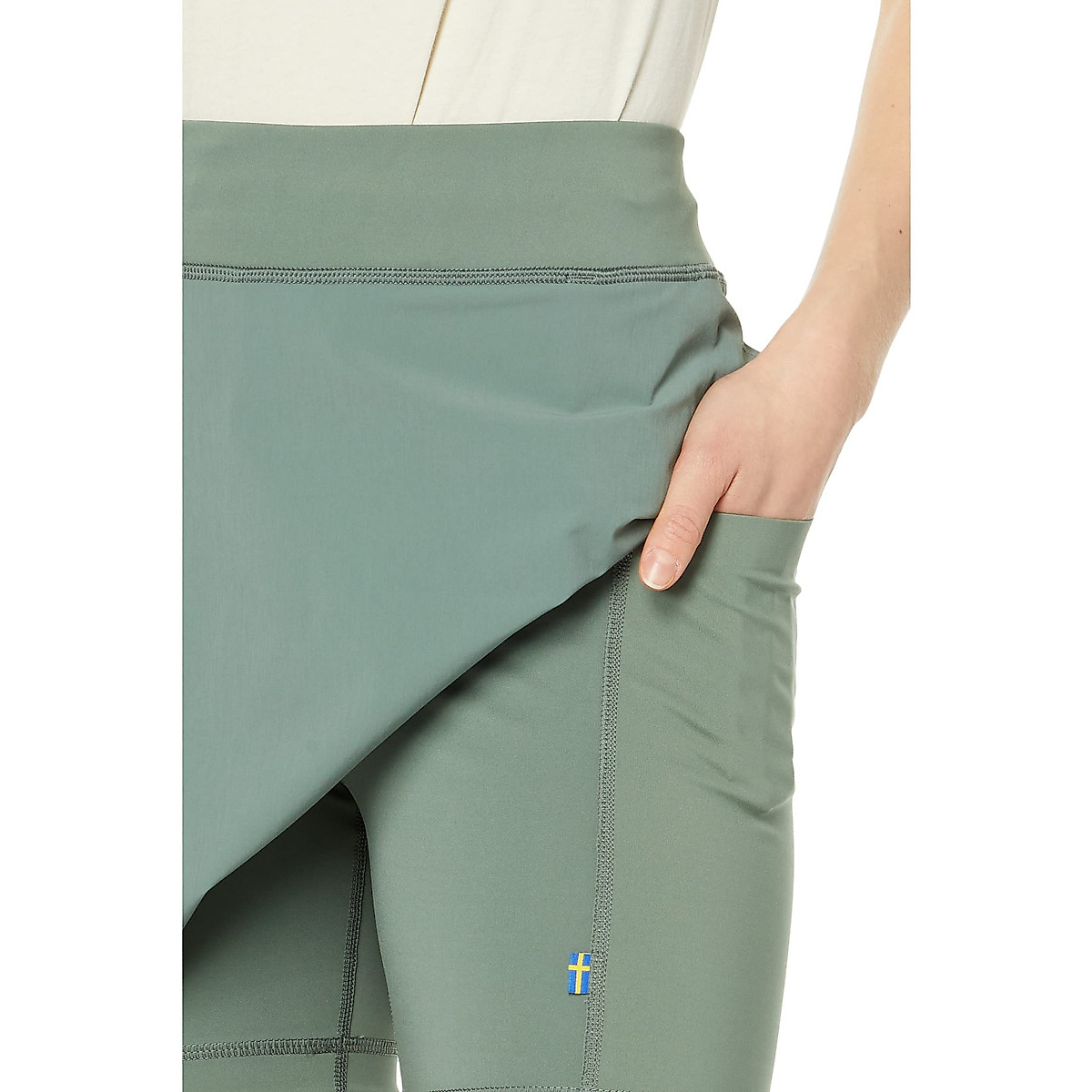 Fjällräven Abisko Midsummer Skort Patina Green 40 (US Womens 10)