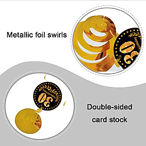 6 PCS Hanging Swirl Decoration 30th Birthday Decoration Creative Party Decoration for Home Garden Decoration