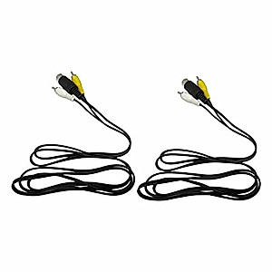 eStarpro 2pcs Audio Video Cord Cable for Sega Genesis 1 & Sega Master System 6ft