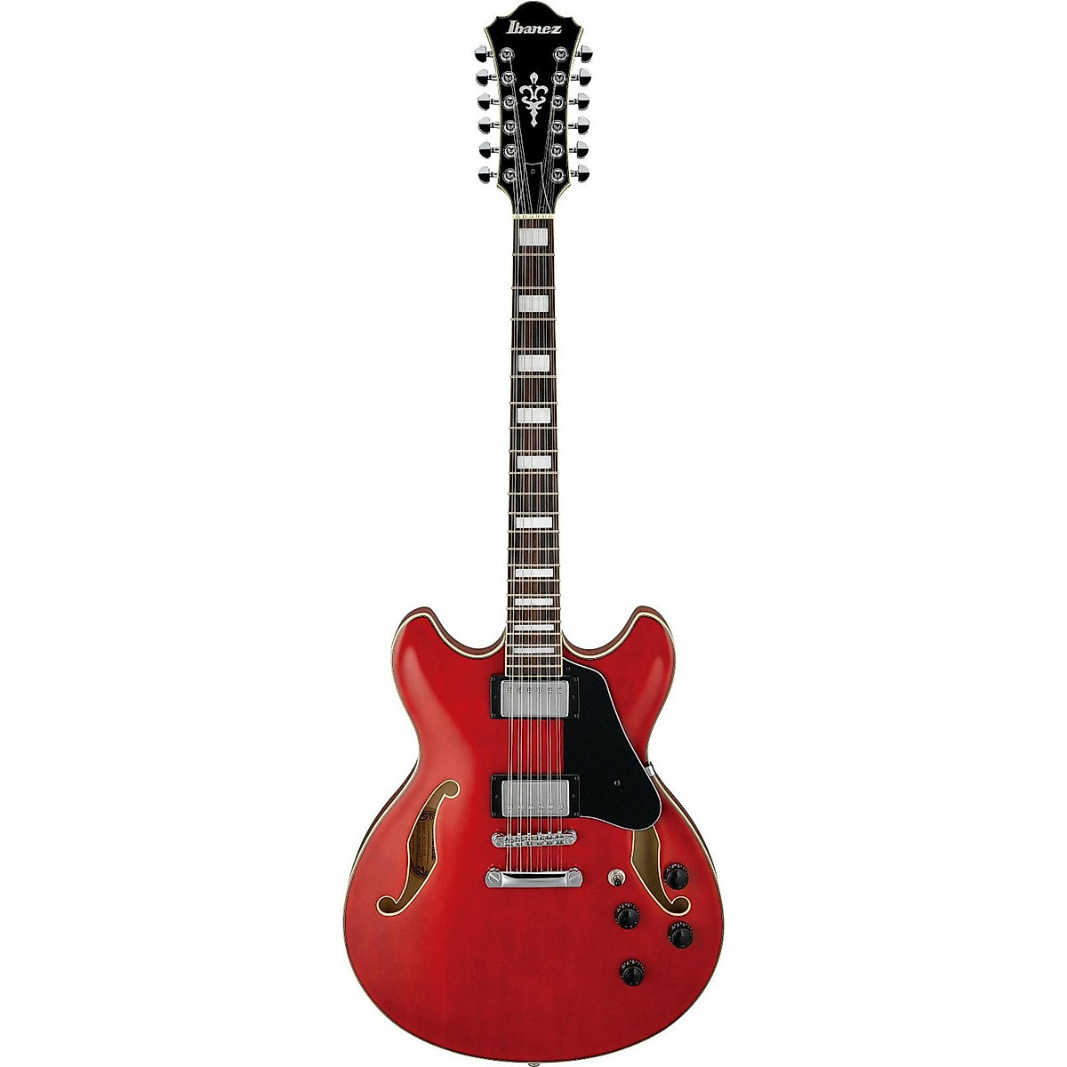 Ibanez Artcore AS7312 Semi-Hollow 12-String - Transparent Cherry Red
