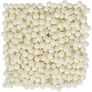 Wilton Sugar Pearls, White, 5 Oz, Non Toxic