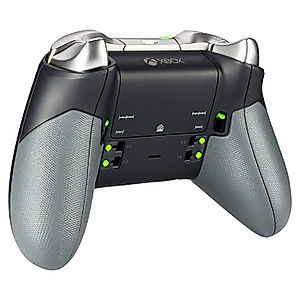New Replacement Rear Handle Grip Side Panels Rail Shell Case Cover for Microsoft Xbox One Elite Controller-Left&Right.