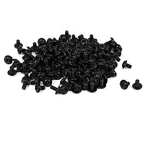 Aexit Computer PC Cleaning & Repair Case Phillips Washer Motherboard Screw Black PWM3 x Computer Screws 5mm 200pcs