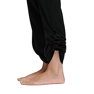 Jockey Women's Activewear Adjustable Ankle Pant, Black, M