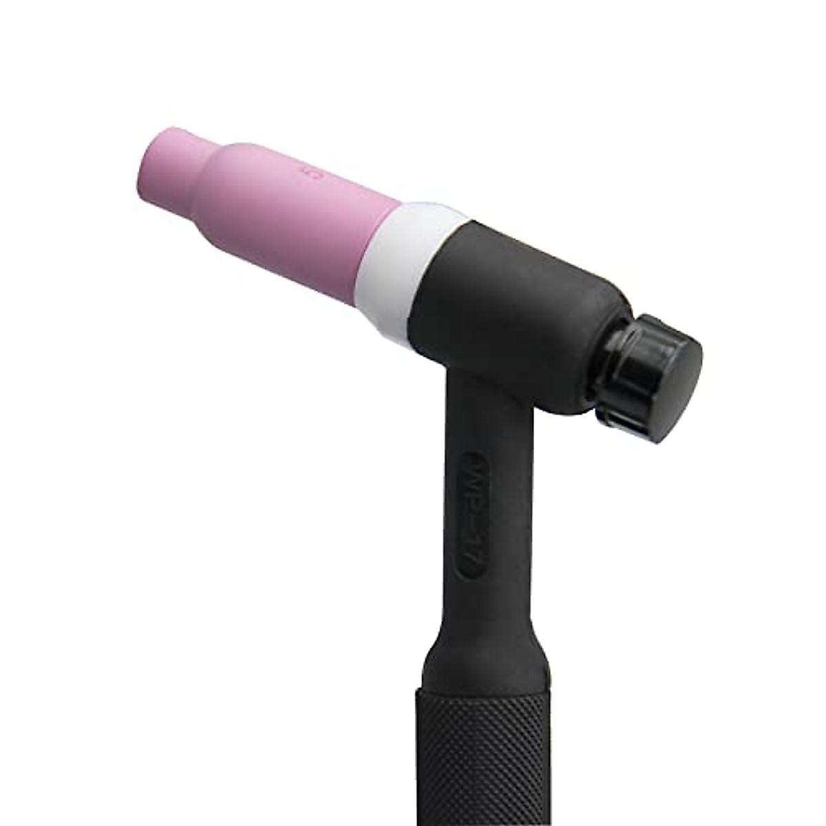 Welding Knight WP17 Air-Cooled Tig Torch With 13FT Cable Plug 16M-2 M16*1.5 Connector (WP17 black handle)