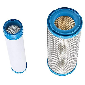 HIPA Outer Inner Air Filter for Kawasaki 11013-7044 11013-7020 11013-7019 11013-7045 Kohler 25 083 01 25 083 01-S 2508301 25 083 04 2508304 JD M131802 M131803