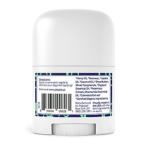 Petpost | Paw Balm for Dogs - Nourishing Cream Soothes Itchy, Dry Dog Paws with Moisturizing Ingredients - Organic Coconut Oil, Jojoba Oil, and Shea Butter 0.64 oz.