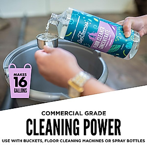 Aunt Fannie's Ultra Concentrated Floor Cleaner Vinegar Wash, Multi-Surface Floor Cleaner For Mopping, Makes 16 Gallons, Lavender Scent, 32 oz. (Pack of 1)