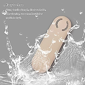 Travel Makeup Brush Holder, Make Up Organizer Bag Case with Magnet Closure, Silicon Portable Cosmetic Brushes Organizer Pouch for Travel (khaki)