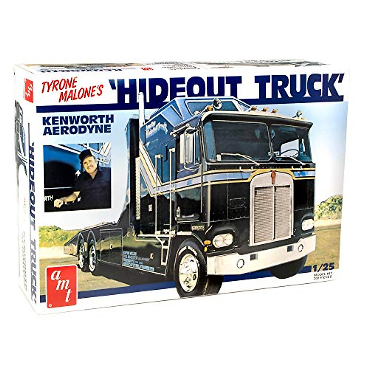 AMT Hideout Transporter Kenworth (Tyrone Malone) 1:25 Scale Model Kit for Unisex Adult