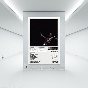 Utopia Album Cover Posters for Bedroom Canvas Posters for Room Aesthetic Wall Art Decor 12x18inch