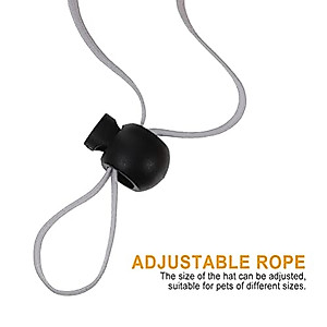 Gatuida 2PCS Pet Grad Hat Black Graduation Hat with Yellow Tassel Pet Costume for Guinea Pigs,Hedgehog,Bird,Turtles,Hamster Small Animal Graduation Costume Apparel for Photo Prop