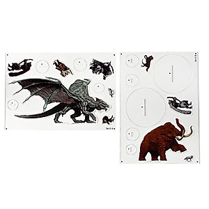 WizKids D&D Idols of The Realms: Icewind Dale Rime of The Frostmaiden - Young Adult White Dragon - 2D Set