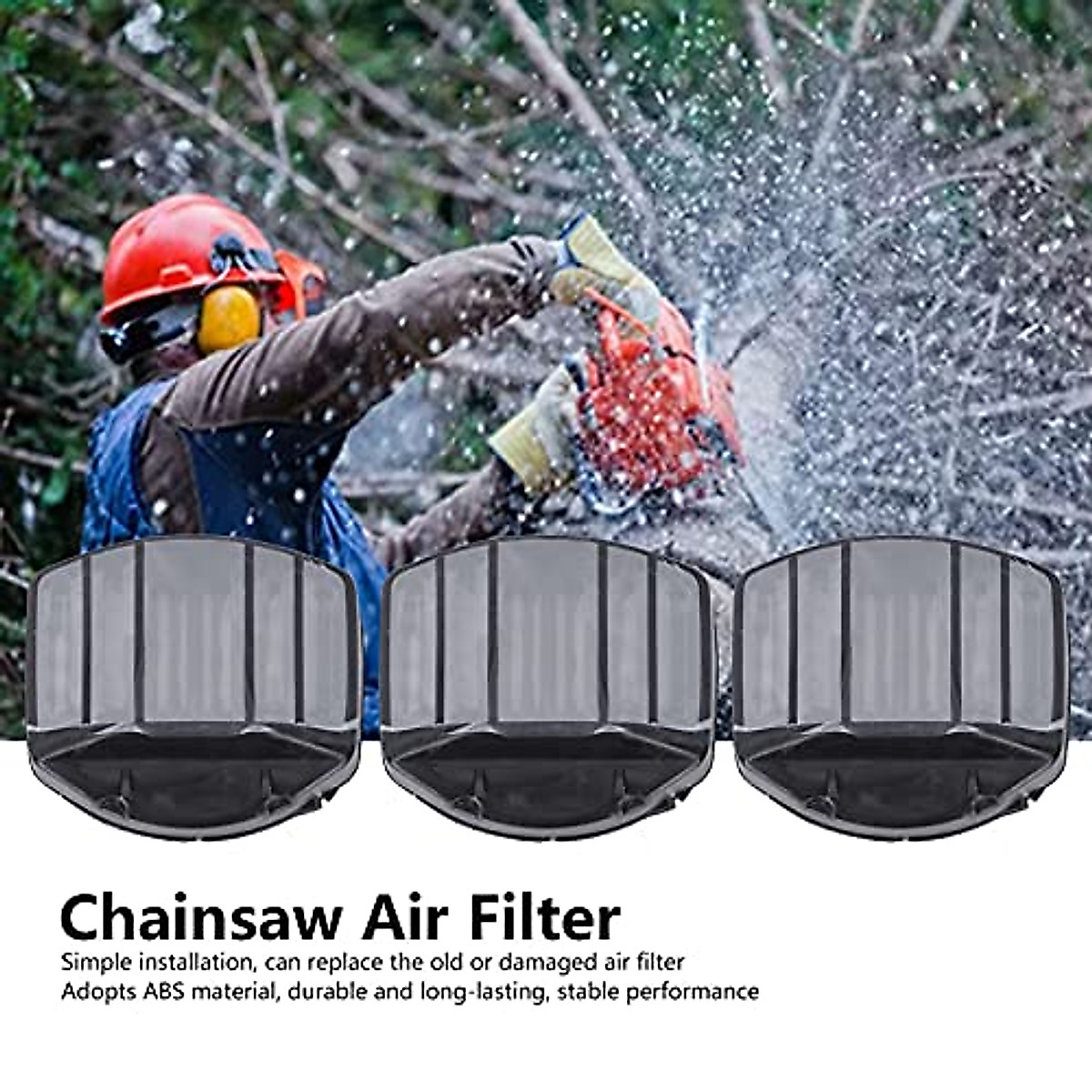 Air Filter, 3Pcs Garden Tool Supplies Easy To Install for 357 359 357XP 359XP