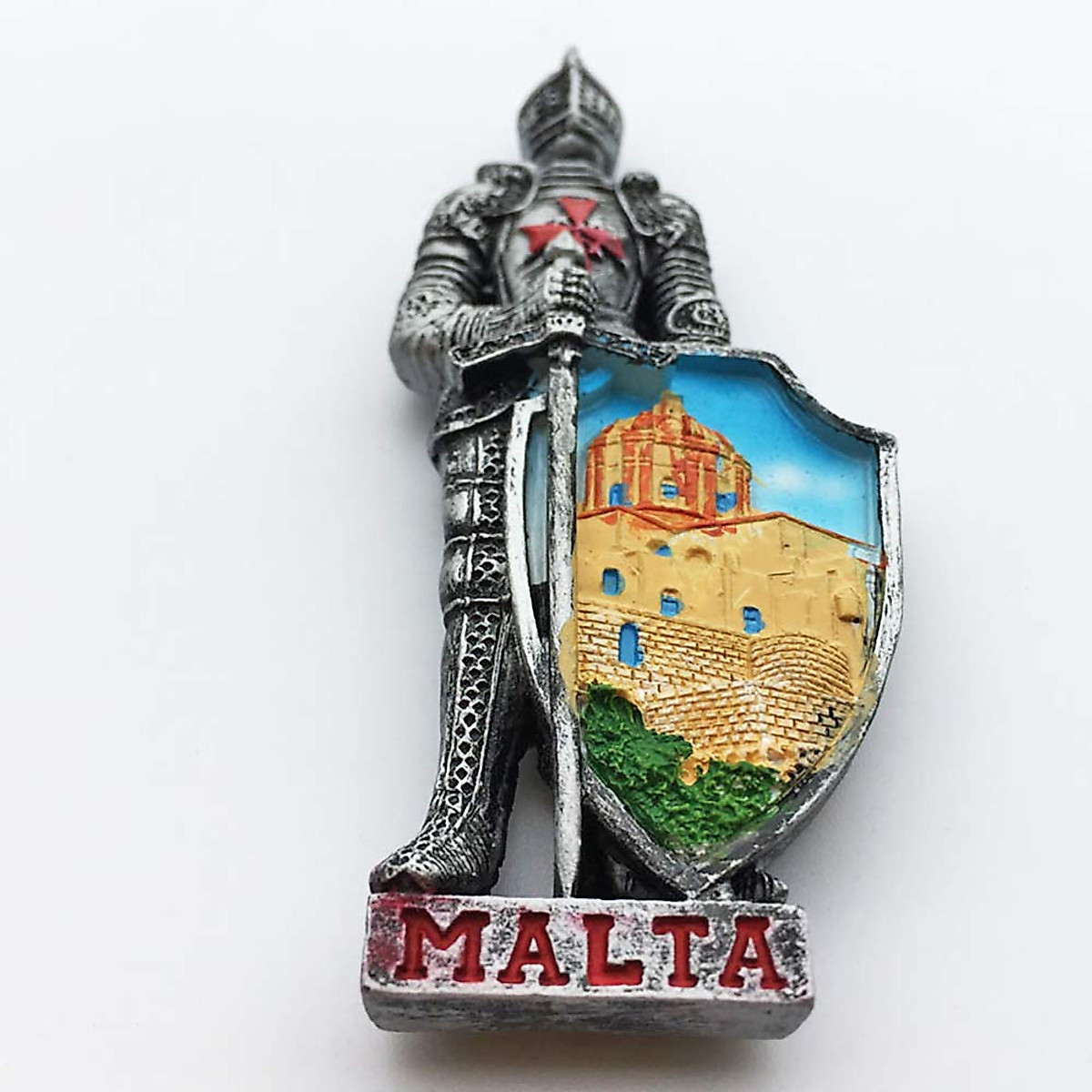 3D Malta Armored Warrior Refrigerator Magnet Tourist Souvenirs Stickers,Home & Kitchen Decoration Malta Fridge Magnet from China
