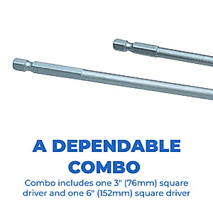 Kreg DDS 3-Inch and 6-Inch #2 Square Driver Combo