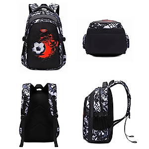 Asge Boys Backpack for Kids Camo Bookbag for Middle School Bags Travel Back Pack