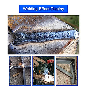 BUZHI Arc Welder, Portable Arc Welding Machine 20-250A Mini Electric Welder High Frequency Transformer ARC Stick Welding Equipment for Metal Welding Acid Alkaline Welding Cellulose Rods