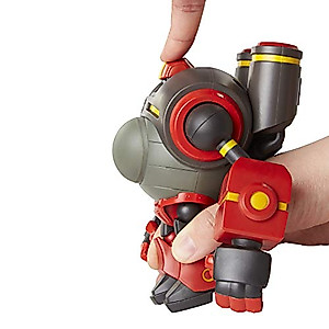 Mega Man Fully Charged – Deluxe Guts Man Articulated Action Figure with Expanding Belly and Guts Man Buster Accessory (to swap onto the Mega Man figure)! Based on the new show!